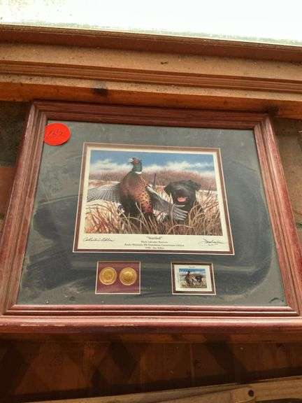 Rocky Mountain foundation stamp with frame coins by Jim Kellen ...
