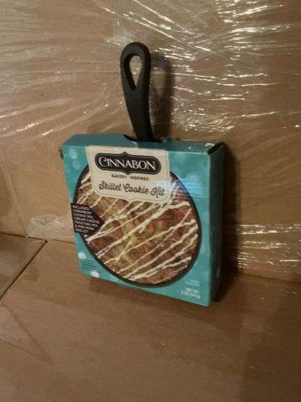 Cinnabon skillet cookie kit, & hand painted cast iron skillet decor ...