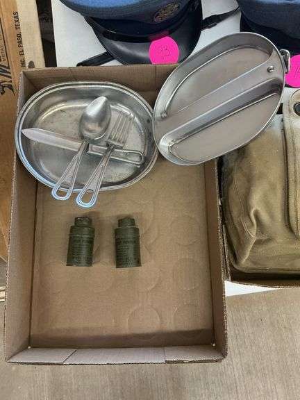 US army mess kit and foot powder - SCHULTIS & SON, INC.
