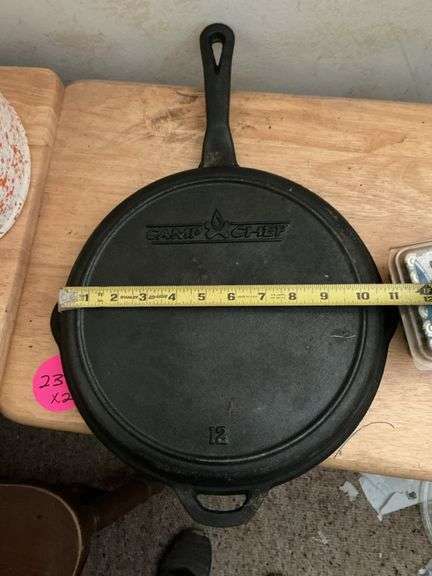 Camp chef cast-iron skillet - SCHULTIS & SON, INC.