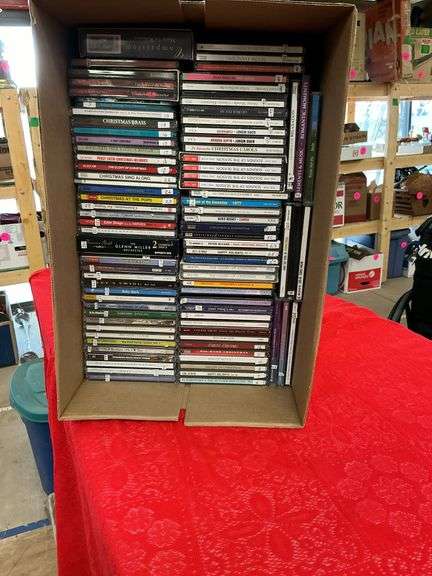 Large box of Christmas CDs etc - SCHULTIS & SON, INC.