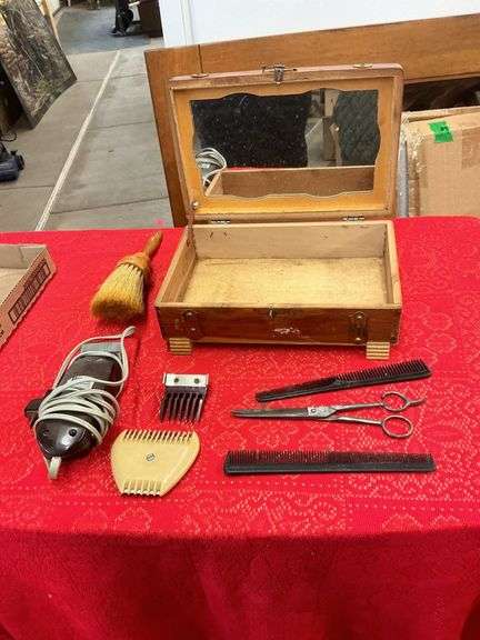 Wooden decorative box clippers, grooming supplies - SCHULTIS & SON, INC.