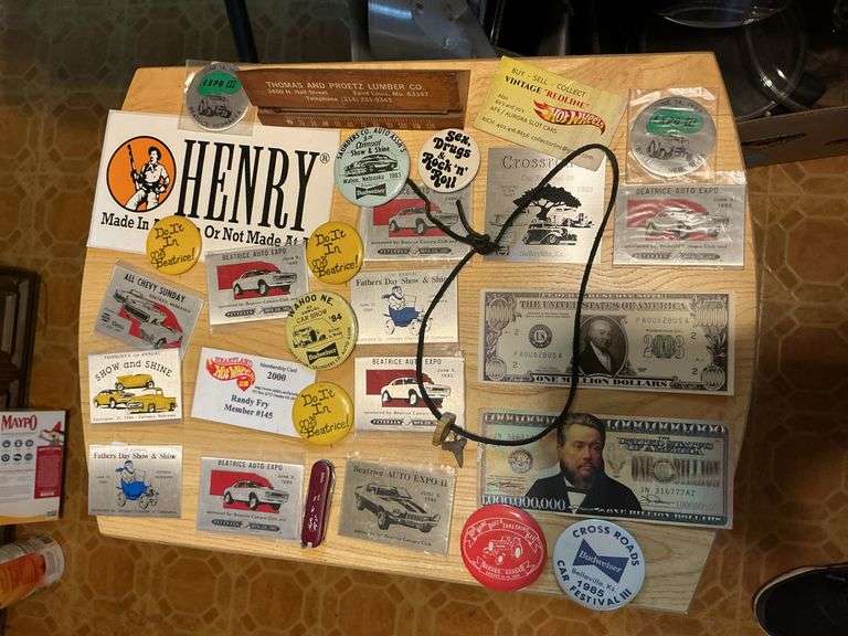 Custom made dash plaques, car show pins, and stickers - SCHULTIS & SON ...
