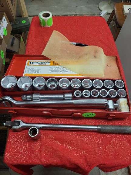 Pittsburgh Forge 3/4 inch socket set plus Proto breaker and socket ...