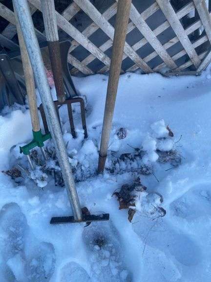 Snow shovel rakes potato fork other long handed tools - SCHULTIS & SON ...