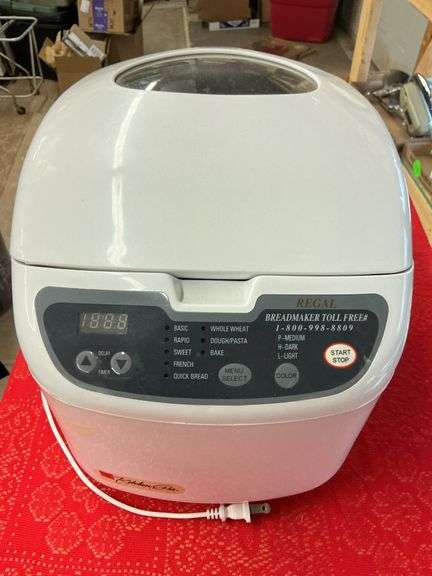 Regal Bread maker - SCHULTIS & SON, INC.