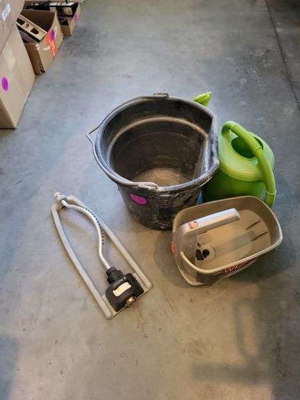 Plastic bucket, sprinkler, spreader, water sprinkler - SCHULTIS & SON, INC.
