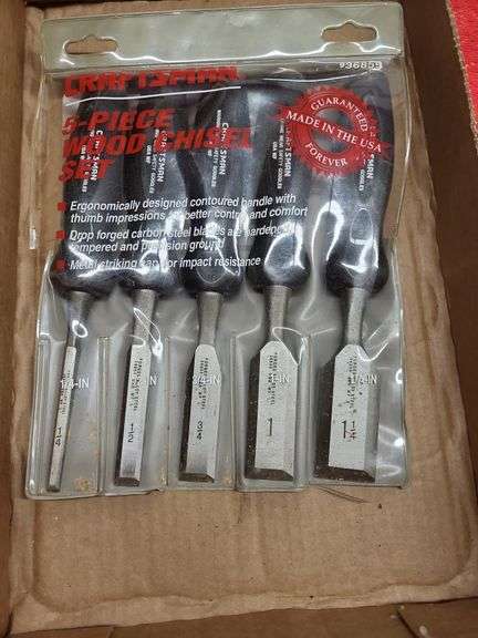 Craftsman wood chisel set - SCHULTIS & SON, INC.