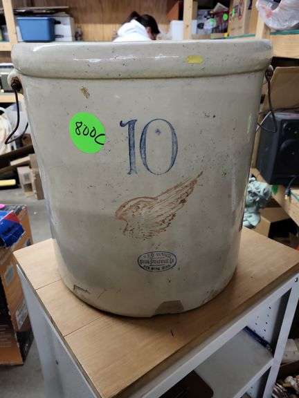 10 gallon Red Wing Crock - SCHULTIS & SON, INC.