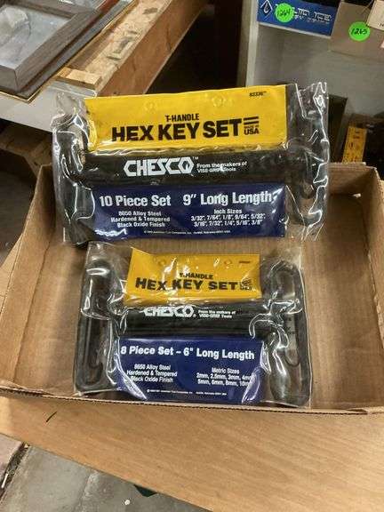 Standard and metric hex key sets - SCHULTIS & SON, INC.