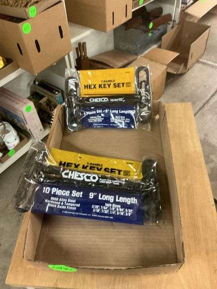 Chesco hex key sets - SCHULTIS & SON, INC.