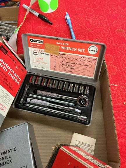 Tailpipe expander, socket set, drill index box - SCHULTIS & SON, INC.