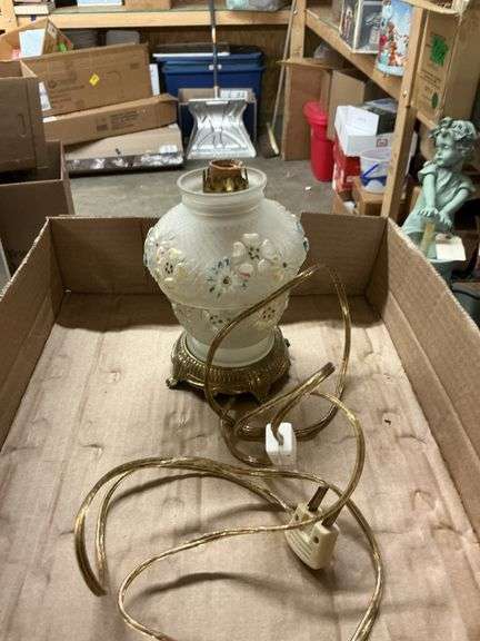 Small electric lamp, Pyrex ovenware - SCHULTIS & SON, INC.