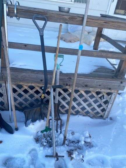 Snow shovel rakes potato fork other long handed tools - SCHULTIS & SON ...