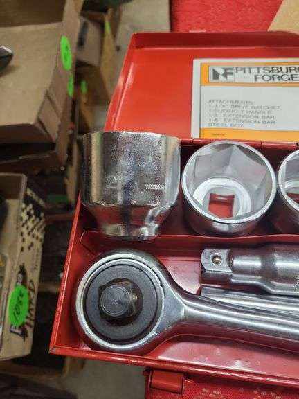 Pittsburgh Forge 3/4 inch socket set plus Proto breaker and socket ...