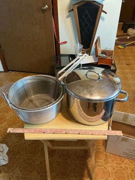 Very large frying pan and stock pot - SCHULTIS & SON, INC.