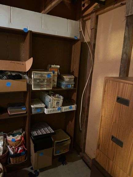 Shelving unit Items not included - SCHULTIS & SON, INC.