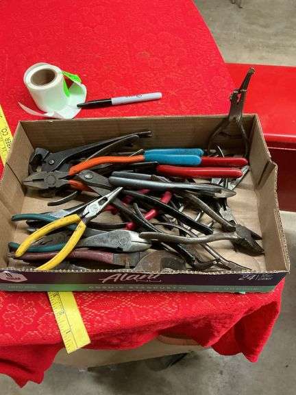Assorted side cutters, needle nose, and other pliers - SCHULTIS & SON, INC.