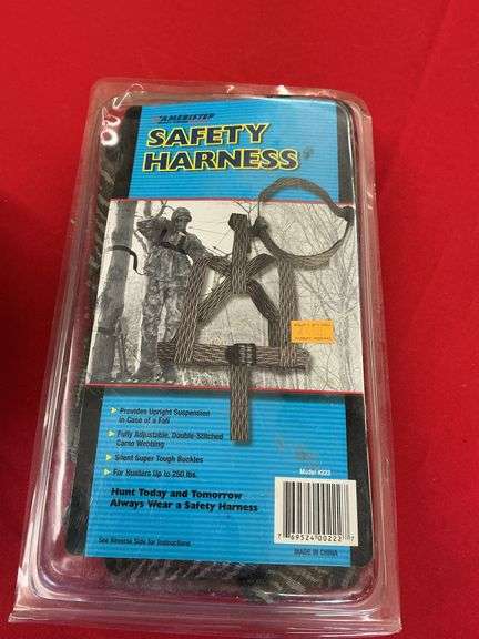 three sets of safety harnesses - SCHULTIS & SON, INC.
