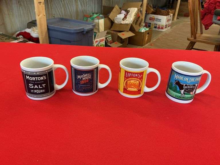 MORTON SALT advertising coffee mugs - SCHULTIS & SON, INC.