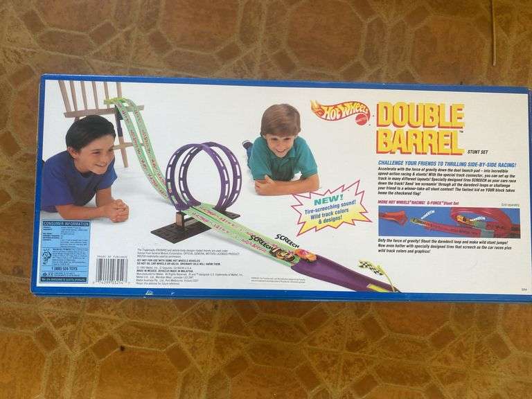 Hot wheels double barrel stunt race track - SCHULTIS & SON, INC.