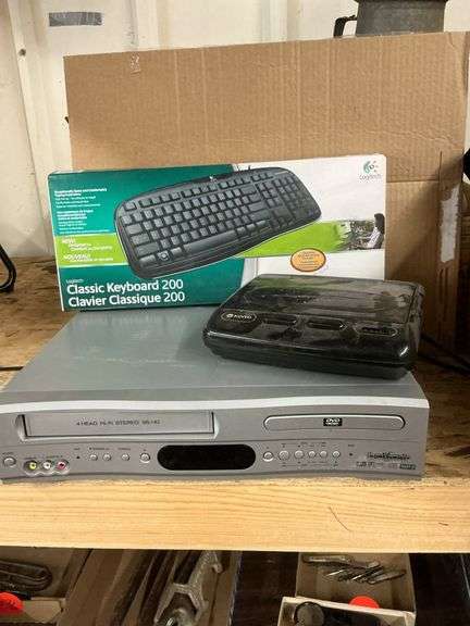 Keyboard VHS video rewinder DVD player, VHS player - SCHULTIS & SON, INC.