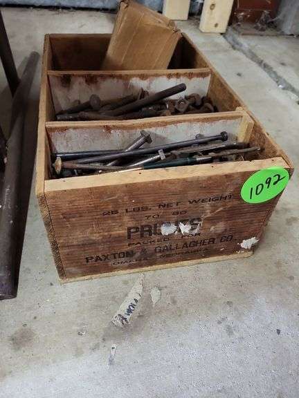 Box of bolts - SCHULTIS & SON, INC.