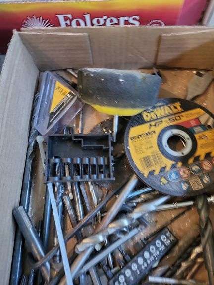 Lots of drill bits, chit off wheels, etc - SCHULTIS & SON, INC.