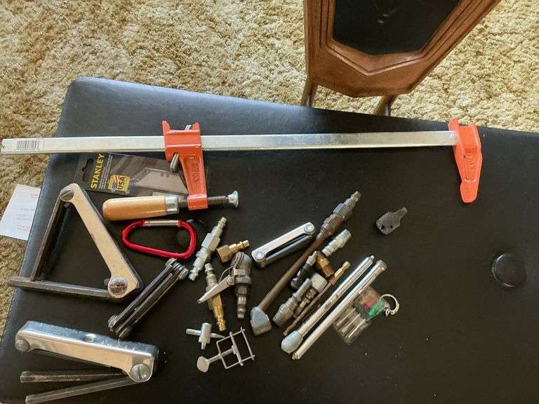 A clamp, tire gauges, fittings, hex tools, miscellaneous - SCHULTIS & SON, INC.