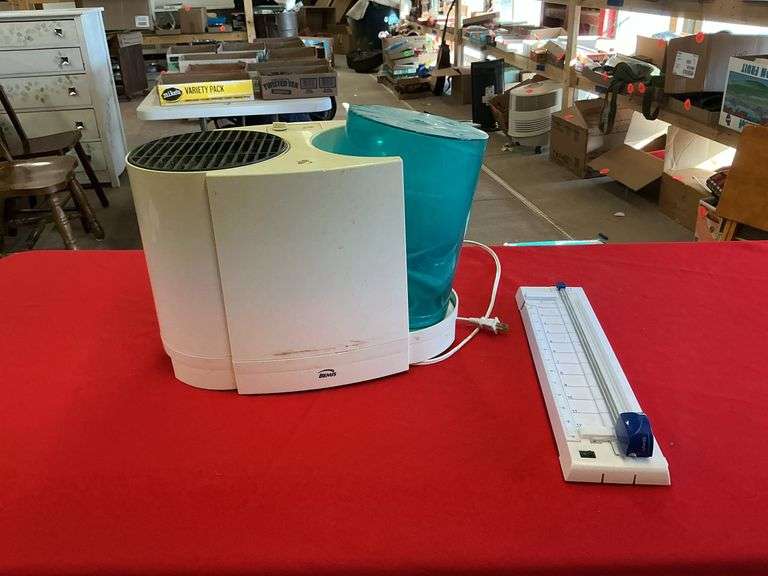 Bemis humidifier, and a paper cutter - SCHULTIS & SON, INC.