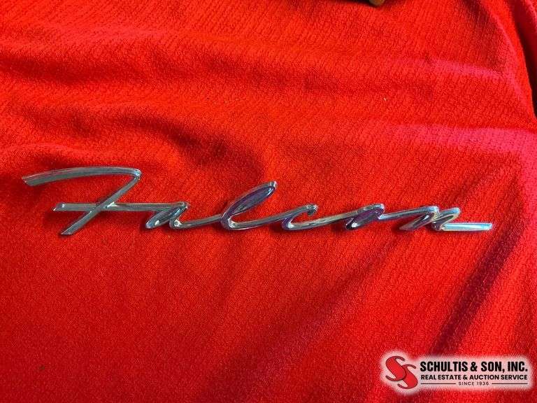 Chrome Falcon Emblem - SCHULTIS & SON, INC.