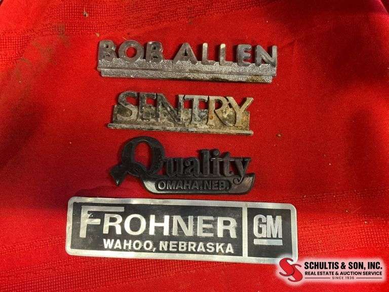 Automotive Nameplates Set - SCHULTIS & SON, INC.