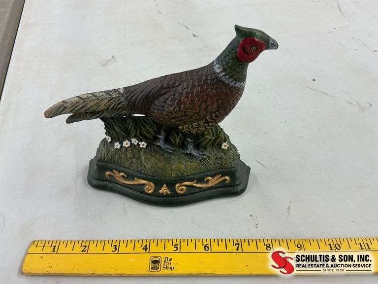 Cast Iron Pheasant Doorstop - SCHULTIS & SON, INC.