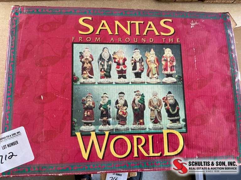 Santas From Around the World Set - SCHULTIS & SON, INC.
