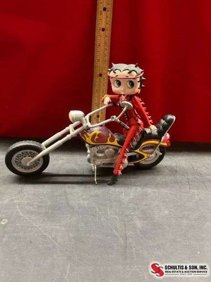 Betty Boop Figurine on Motorcycle - SCHULTIS & SON, INC.