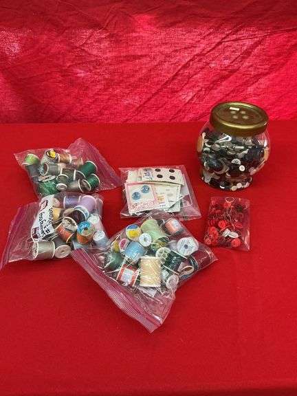 spools of thread and buttons - SCHULTIS & SON, INC.