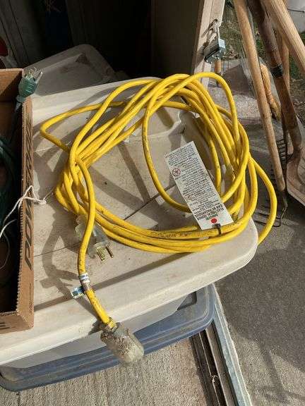 Two extension cords - SCHULTIS & SON, INC.