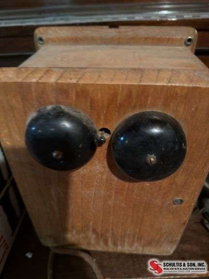 Antique phone with wall chimes - SCHULTIS & SON, INC.