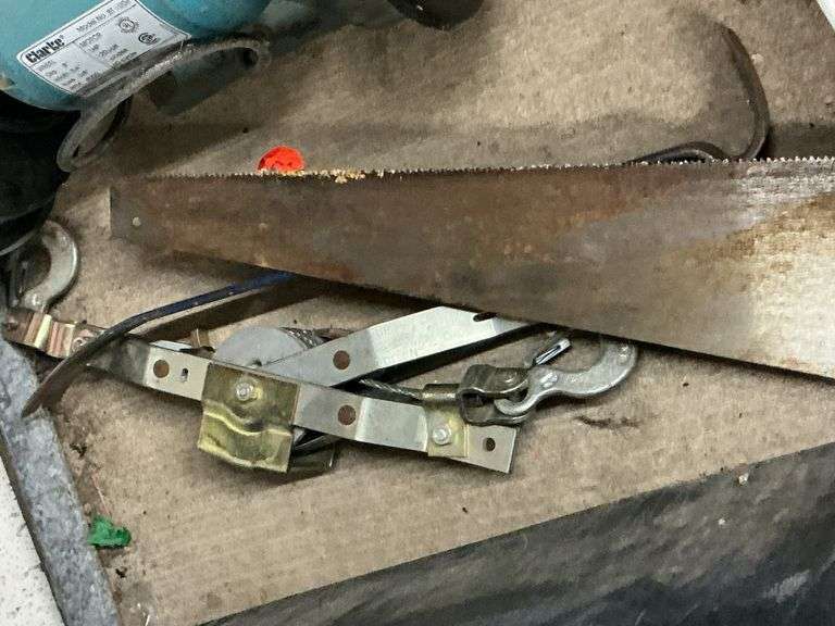 Saw,pull cable and crow bar - SCHULTIS & SON, INC.