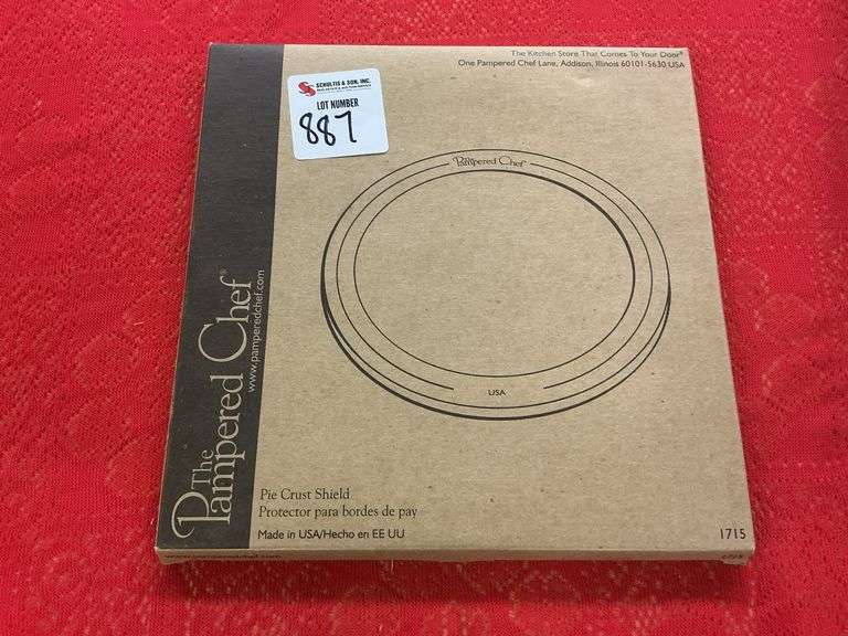 Pampered Chef pie crust shield, new in box - SCHULTIS & SON, INC.