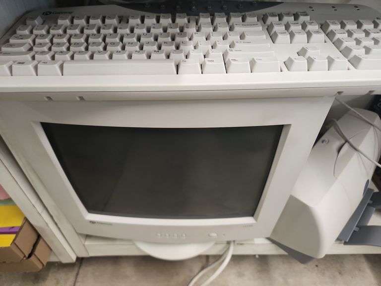 Gateway monitor, keyboard and printer , speakers and hard drive ...