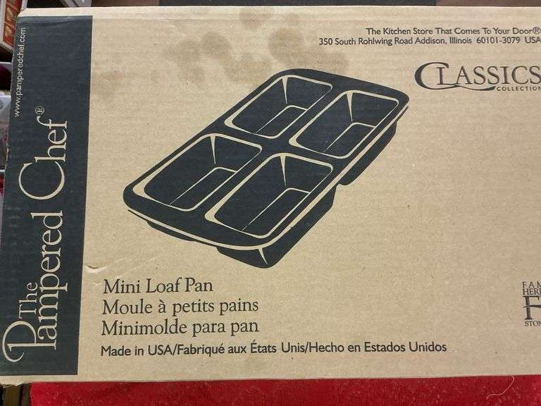Pampered Chef mini loaf pan, new in box - SCHULTIS & SON, INC.