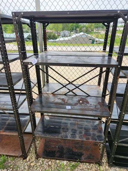 2 metal shelves - SCHULTIS & SON, INC.