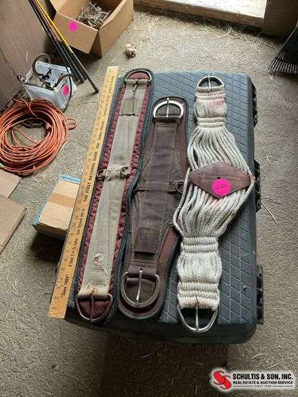 Three horse cinches - SCHULTIS & SON, INC.