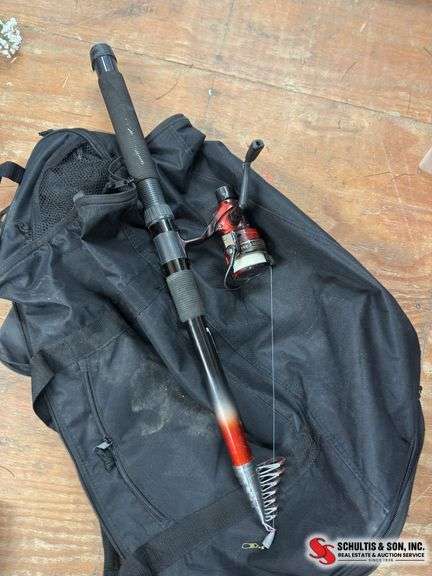 Fishing pole Heavy duty open line compact - SCHULTIS & SON, INC.