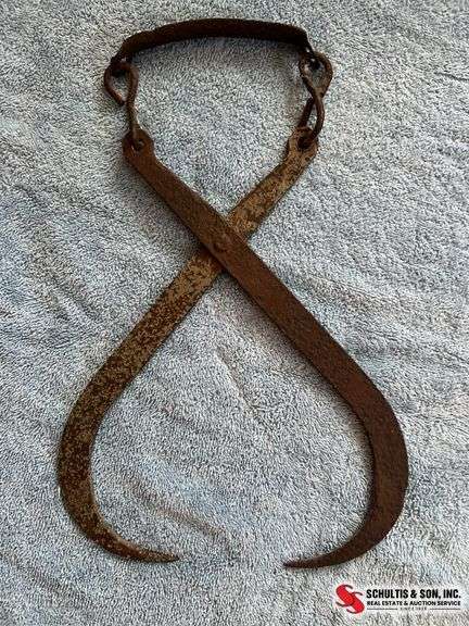 Metal ice block tongs - SCHULTIS & SON, INC.