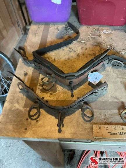 Horse harness saddle and part of another - SCHULTIS & SON, INC.
