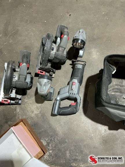Porter cable power tool set tools only two circular saw, saw,all and ...