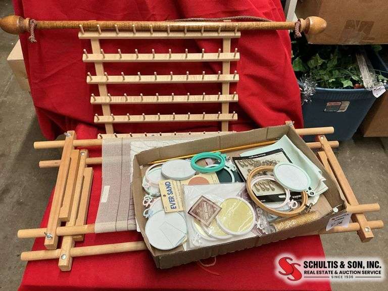 Needlework frames and spool rack - SCHULTIS & SON, INC.