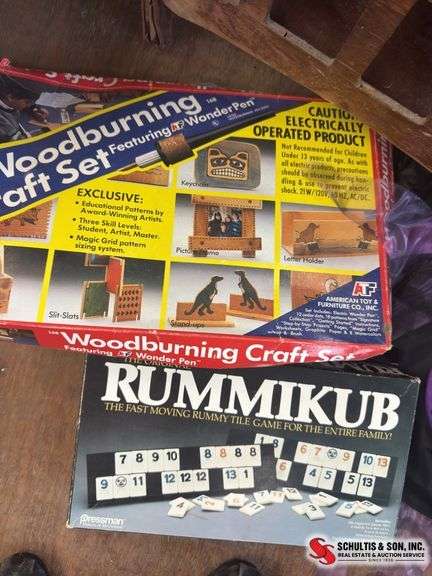 Magazine rack Game, wood burning - SCHULTIS & SON, INC.